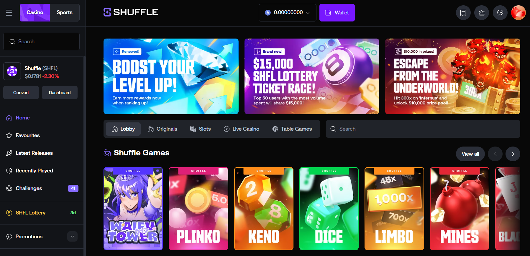 Shuffle Casino Review 2025: Is Shuffle Legit?